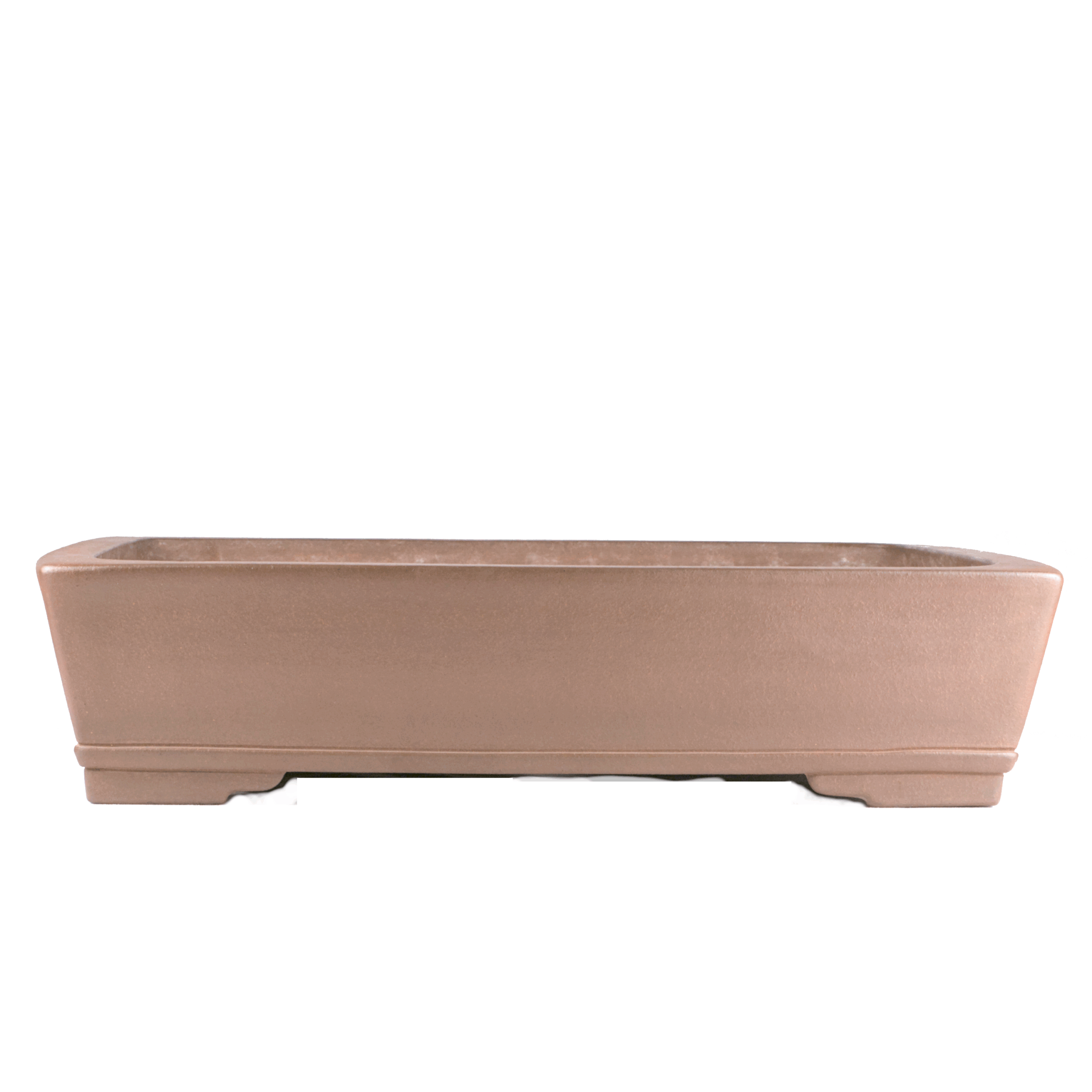 Large Unglazed Bonsai Pot – Rectangle by Yūji Nakano 44x35cm